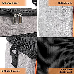 Hamster Carrier Bag,Portable Guinea Pig Travel Pouch Breathable Hamster Outgoing Bag with Adjustable Strap for Hedgehog Squirrel Guinea Hamster Pig Small Animals