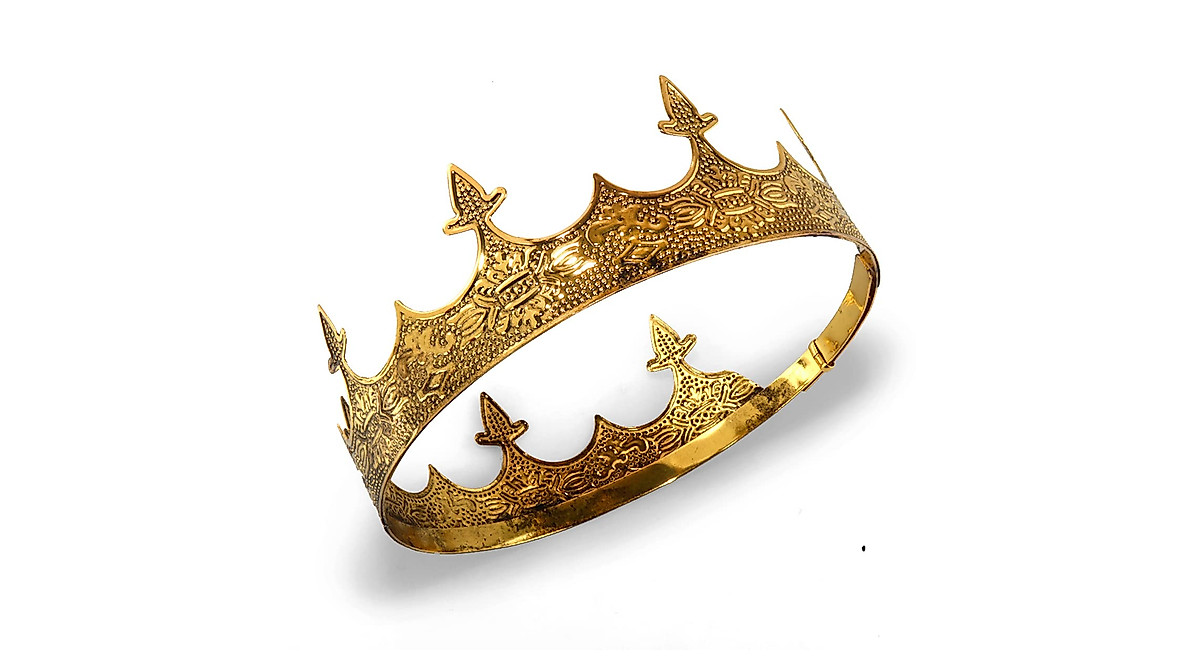 Royal King Tiara Crown Men's Jewelry for Weddings & Events