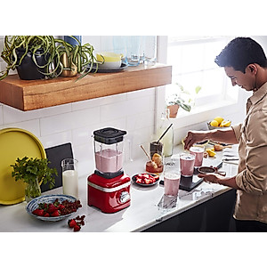 KitchenAid KSB1325PA K150 Blender, 48 oz, Passion Red (Renewed)