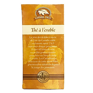 Canada True Maple Tea 25 Tea Bags, 50g (1.75oz), Product of Canada