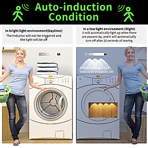 Under Cabinet Lights, 11.8 Inch Motion Sensor Light Indoor, USB Rechargeable Counter Lights for Kitchen, Cat Eye Lighting Dimmable Wireless Rechargeable Magnetic Stick for Closet (Silver, 1PCS)