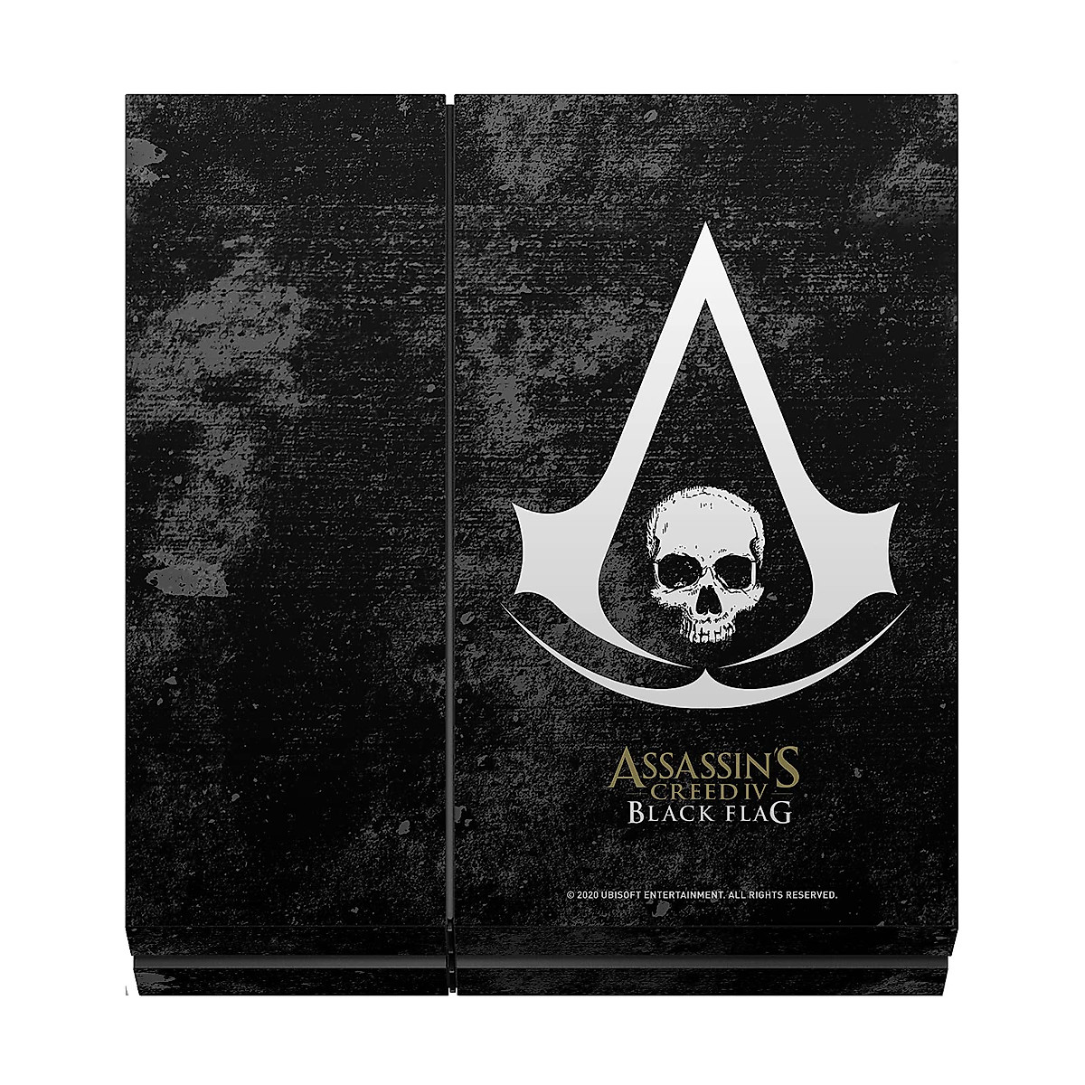Head Case Designs Officially Licensed Assassin's Creed Grunge Black Flag Logos Vinyl Sticker Gaming Skin Case Cover Compatible With Sony PlayStation 4 PS4 Console