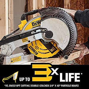 DEWALT Table Saw Blade, 10 inch, 80 Tooth, Fine Finish, Ultra Sharp Carbide (DWA11080)