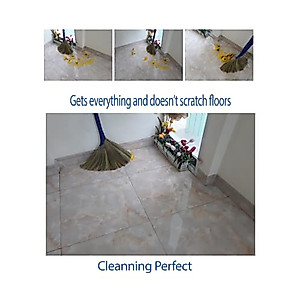 NDP78 Vietnamese Traditional Broom - Choi Dot Sweeps Away Everything Such as Dog Hair, Small dust and Does not Scratch Wooden Floors , Easy to Handle, Product Made from Natural, 39.5 x 8 x 1.5 inches