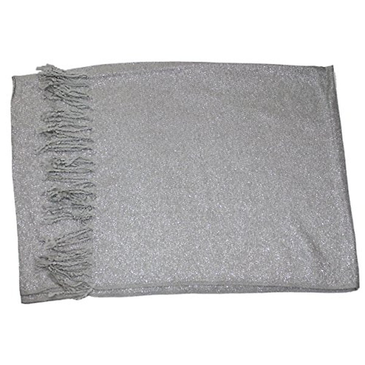 Ted and Jack - Dreams of Stardom Sparkling Metallic Pashmina Scarf in Silver