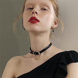 ANDPAI Unique Lightweight Black Silver Punk Long Tassel Chain Ear Cuff Earrings 316L Stainless Steel Vintage Barrel Nails Crawler Climer Dangle Drop Stud Earrings for Men Women Unisex (Black)