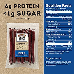 Old Wisconsin Beef Deli Sticks, 5 Ounce Package