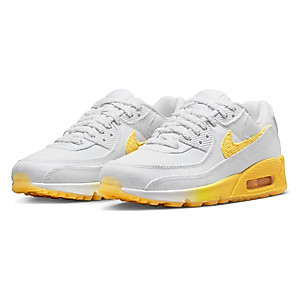 Nike Air Max 90 SE Women's Shoes, White/Citron Pulse-Alabaster, Size 6.5