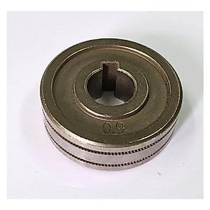 MANRONG Mig Welding Contact Tips Welder Wire Feed Drive Roller Roll Parts Diameter 30mm .023".030 .035" .040" .045" Tip-Nozzle-Diffuser (Color : K-Groove 0.8-1.0)