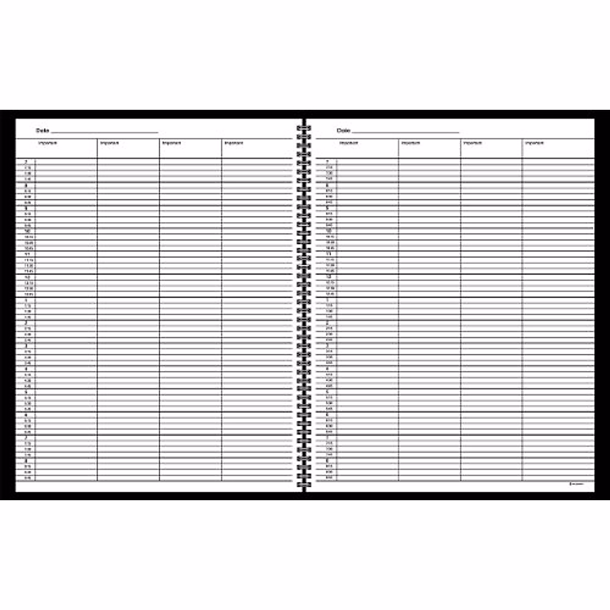 AT-A-GLANCE 8031005 Four-Person Group Undated Daily Appointment Book, 8 1/2 x 10 7/8, White