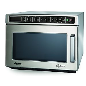 Amana Commercial HDC12A2 Heavy-Duty Microwave Oven, 1200W, Stainless-Steel