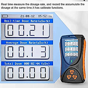 Ben Zhan Geiger Counter Dose Alarm Device, Nuclear Radiation Detector, Dosimeter Monitor Portable Digital Meter High Sensitivity Accuracy