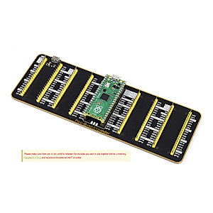Quad GPIO Expander for Raspberry Pi Pico Microcontroller Board Four Sets of Standard Raspberry Pi Pico GPIO Male Headers for Connecting More Expansion Modules,USB-Powered