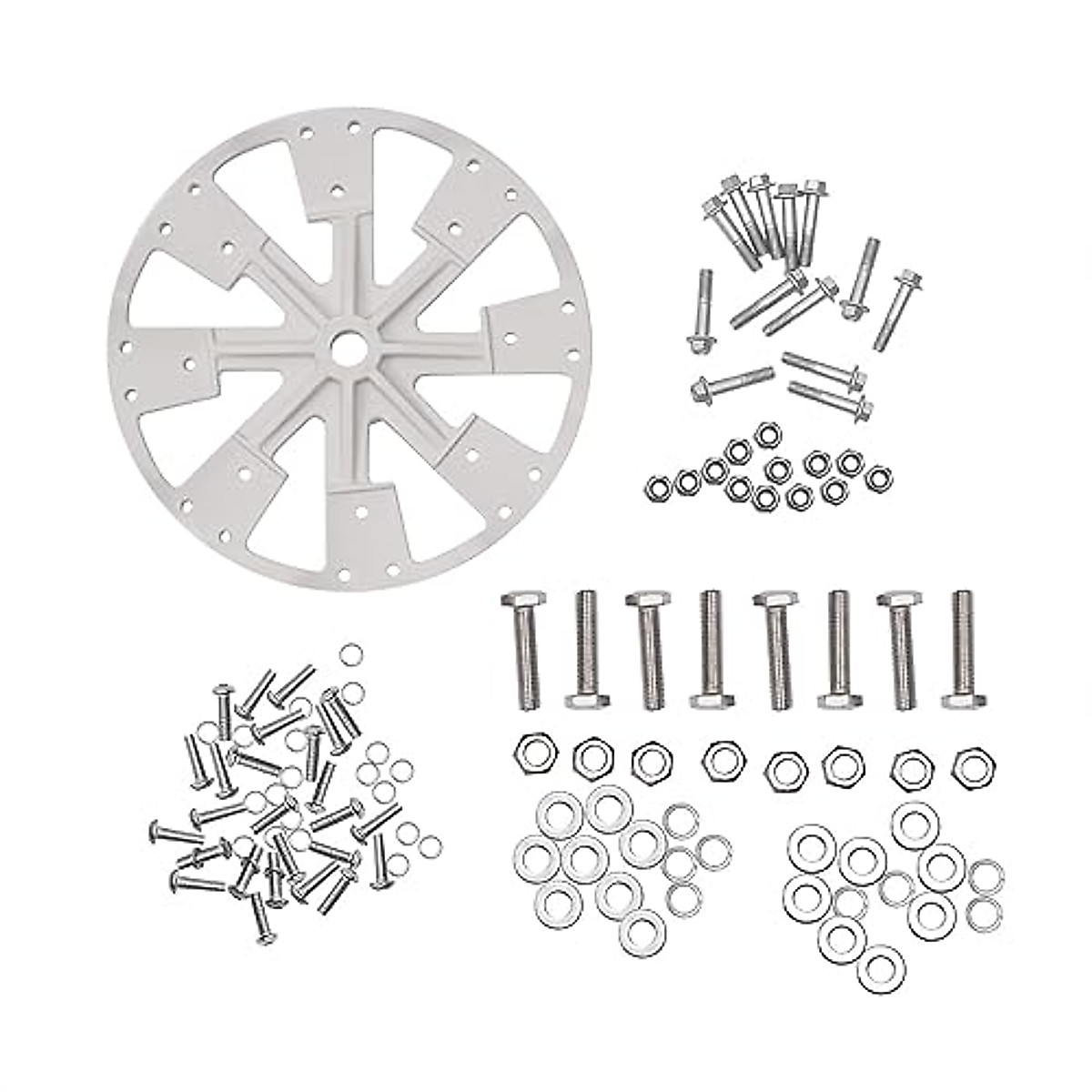 EEYBLAEEY Wind Turbine Generator 12V Enery Power Kit 8 Blades Charge Controller 600W Solar and Wind Charge for Home Monitoring Streetlight Boat Marine Solar Wind System Industrial Energy