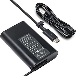 65W Type C USB-C Charger for Dell XPS 13 9350 9360 9365 9370 9380 12 9250 Latitude 7275 7370 5175 5285 5290 7390 2in1 LA65NM170 HA65NM170 02YK0F 0M1WCF LA45NM150 0HDCY5