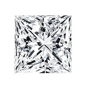 Venetia Top Grade 1.5 Carat Supreme Realistic Princess Cut Solitaire Simulated Diamond Ring Platinum Plated 925 Silver cz cubic zirconia swarovski 1sq8