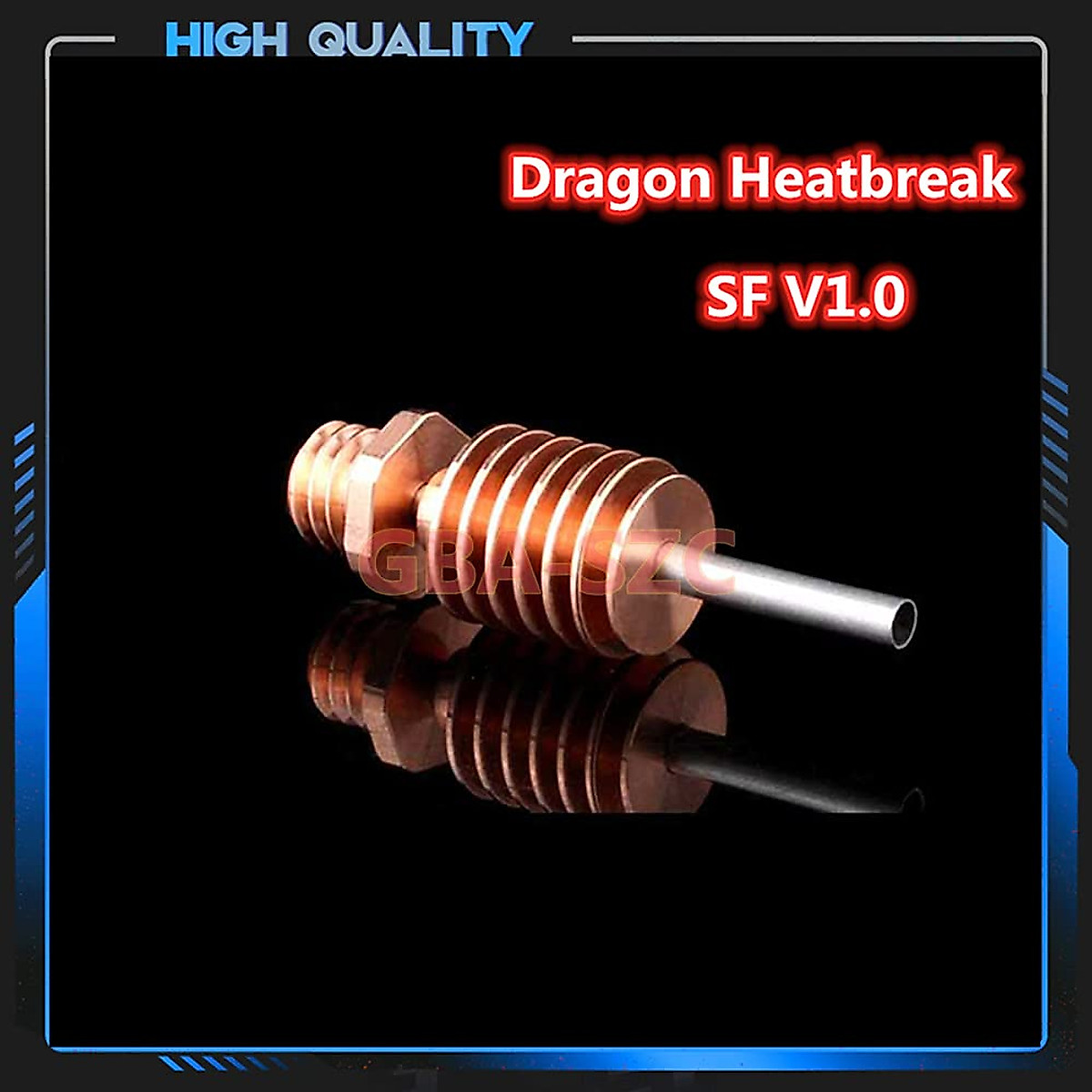 GBA-SZC Dragon Heatbreak Standard Flow V1.0 Heat Break Repair Parts/High Temperature for Dragon HOTEND V1.0.（SF V1.0）