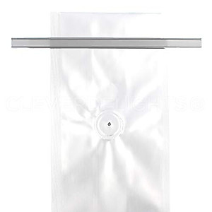 CleverDelights Peel and Stick Tin Ties - 5.5 Inch - Silver - 100 Pack