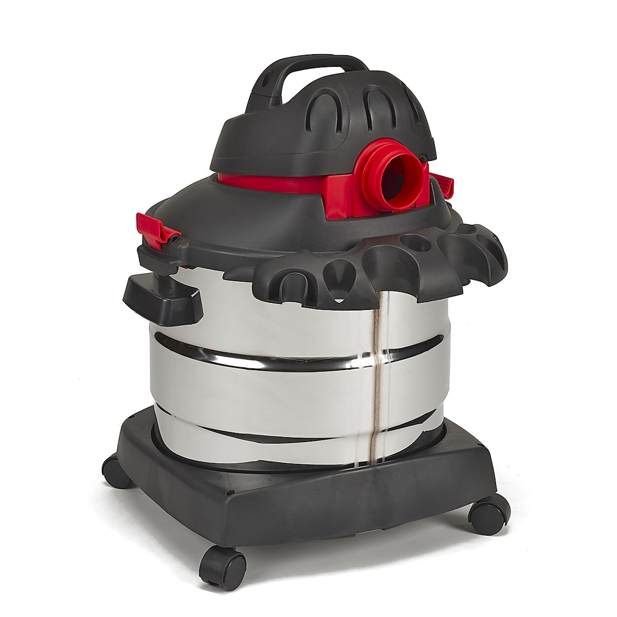 Shop-Vac 5989405 8 Gallon Wet/Dry Vacuum, 6.0 Peak HP, Stainless Steel, 12 Ft Hose, Ideal for Home & Commercial Use