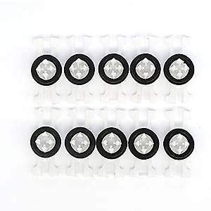 AutoE 10Pcs Top Roof Rain Gutter Moulding Trims Fastener Clips For BMW E46 1998-2014 51138204858 51134501967