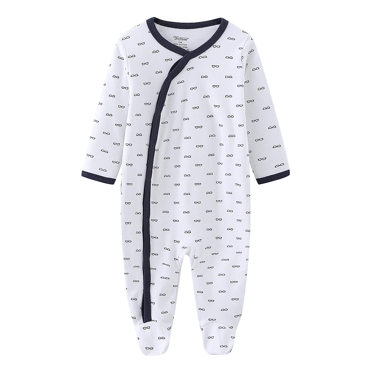 Kiddiezoom Baby and Toddler Boys'Snug Fit Footed Cotton Pajamas Cotton Footed Sleep and Play