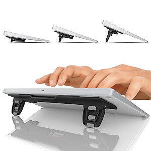 GPG2 ESC Flip Computer Keyboard and Laptop Stand with 3 Adjustable Angles, Fits Most Keyboards, Keyboard not Included