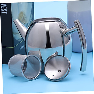MAGICLULU Coffee Espresso Machine Stovetop Water Brew Heating Kettle Vintage Coffee Maker Hand Drip Brewing Kettle Manual Espresso Machine Coffee Pot Tea Pot Tea Kettle Short Mouth