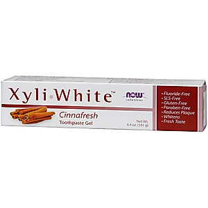 NOW FOODS Xyliwhite Cinnafresh Toothpt, 6.4 OZ