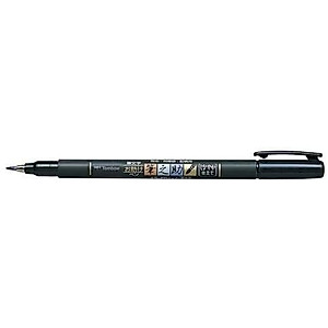 Tombow Fudenosuke Brush Pen - Soft Type 5 Pens Arts Value set