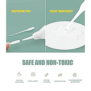 20g Craft Glue, Glue for Model, Instantly Strong Adhesive for bonding Metal, Plastic, Rubber, Wood, DIY Craft, Model, Lego, Scrapbooking, Card Making, Photo, Toy, Decor, Crystal