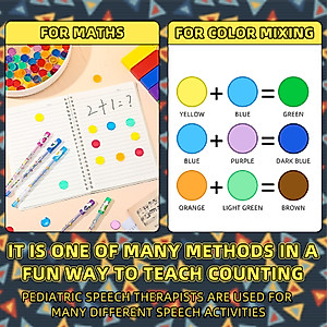 Sratte Magnetic Bingo Chips with Wand Bulk for Bingo Games 3000 Bingo Chips 30 Magnet Wand for Large Group Family Game, Sensory Bins, Counting and Sorting, Science and Educational Activities for Kids