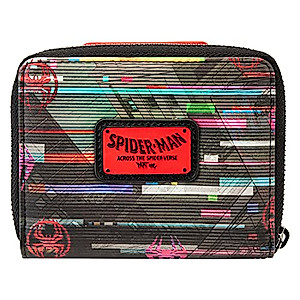 Loungefly Marvel Across the Spider-Verse Lenticular Zip Around Wallet