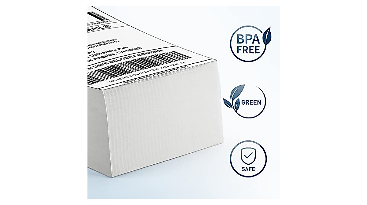 iDPRT Shipping Labels - 4×6 Thermal Direct Shipping Label, Fan-Fold ...