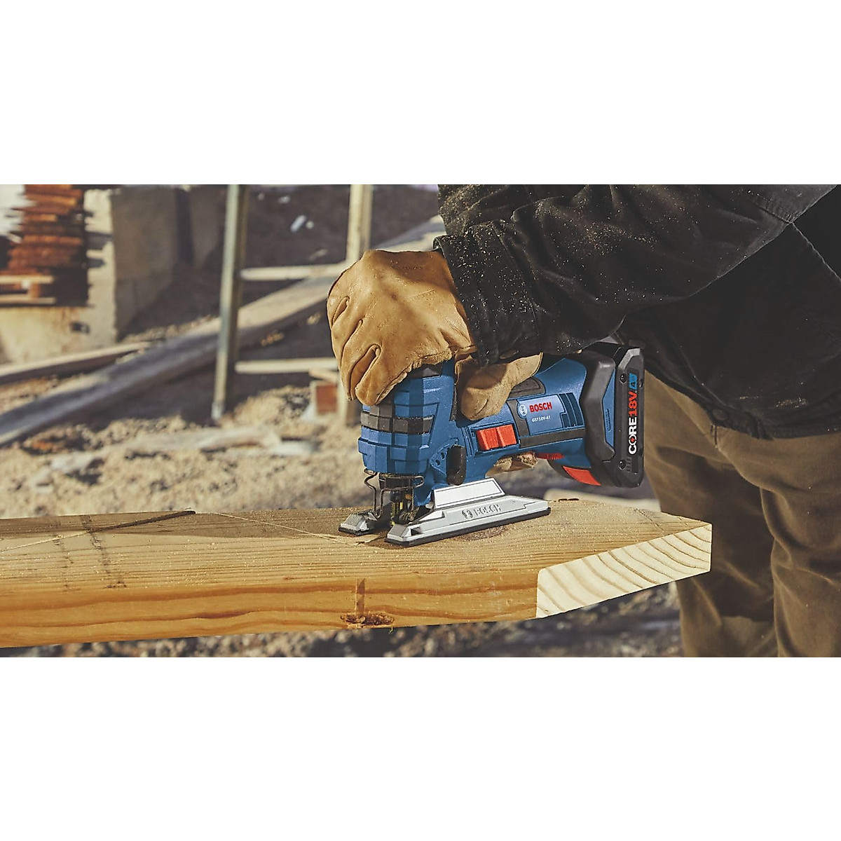 BOSCH GST18V-47N 18V Barrel-Grip Jig Saw (Bare Tool)
