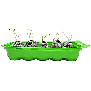 Garden Starter Kit - DIY Seedling Starter for Tomatoes, Peppers, Cucumber Planting (4 Tray)