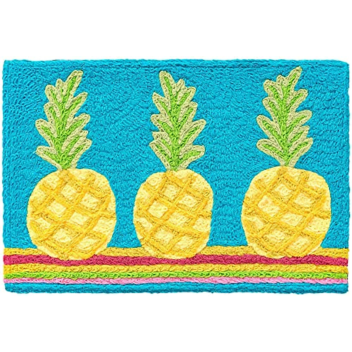 Pineapple Fiesta 20 x 30 Jellybean Accent Rug