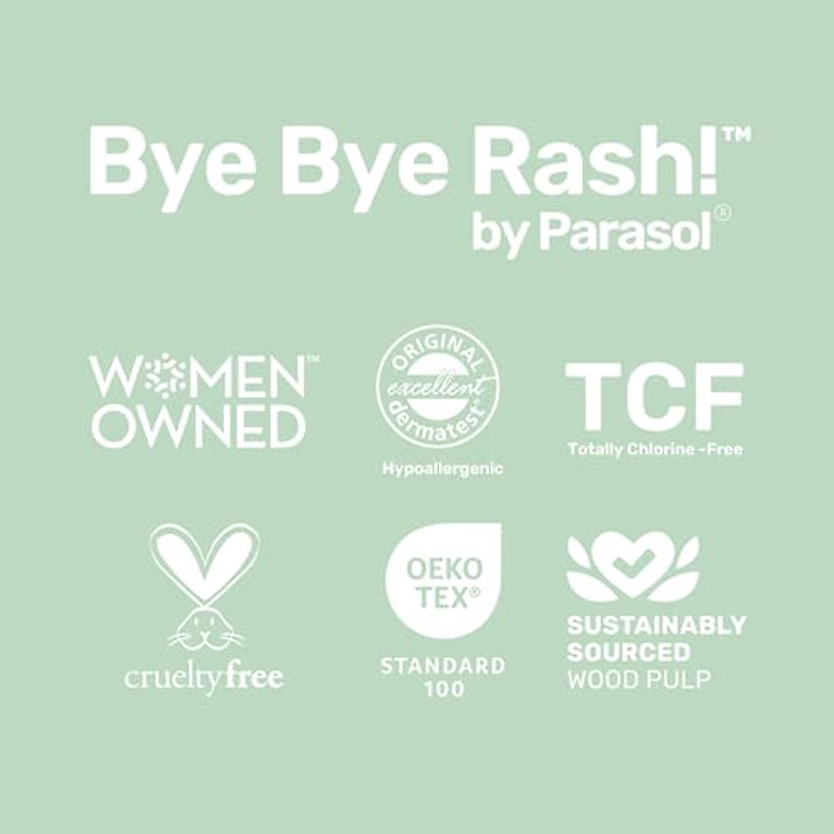 PARASOL Clear+Dry Disposable Diapers | RashShield Protection, Leakproof Design, Hypoallergenic Diaper Set | Size 5 (26+ lbs.) 48 Count