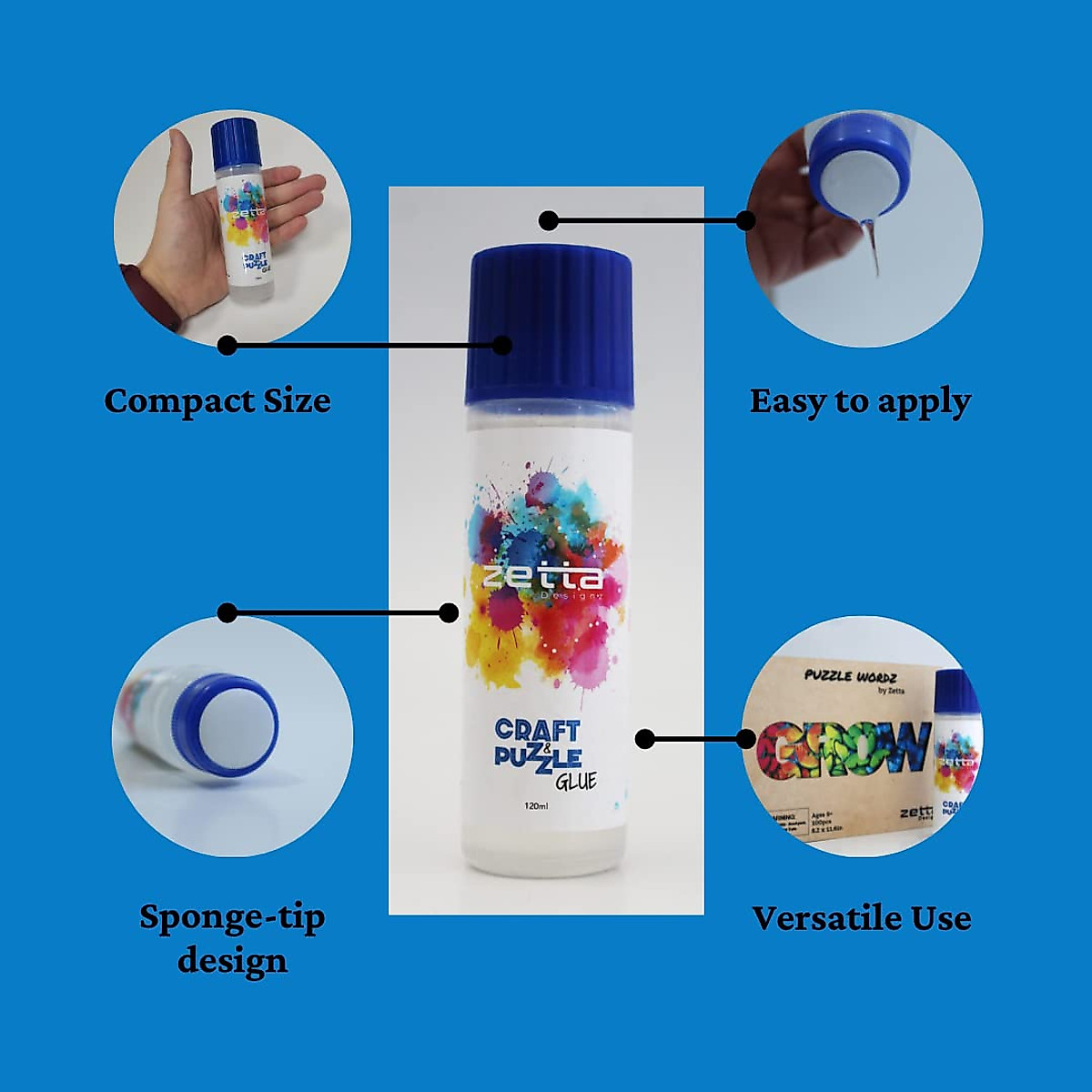 Zetta Designz Craft and Puzzle Glue 120ml