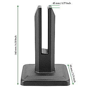 HEIHAK 2 Pack Glass Fence Clamp, Stainless Steel Glass Spigots Pool Railing Clamp for Stairs Balcony Garden Deck Handrail, Suitable for 8-12 mm Glass