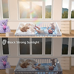 One Way Privacy Window Film Sun Blocking, Heat Blocking Window Tint for Home See Out But Not in, Static Cling & Anti UV, Black-Silver,17.5 Inch x 78.74 Inch