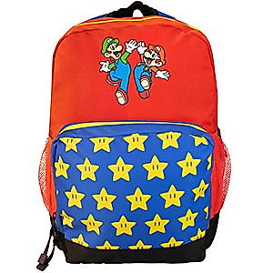 SUPER MARIO BROS Kids Backpack Red