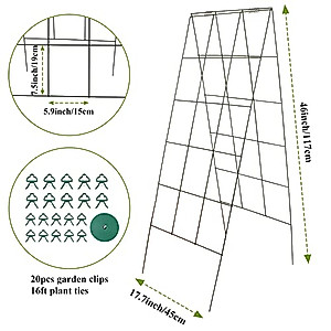 Cucumber Trellis A Frame Garden Trellis for Climbing Plants Outdoor Vegetables Flowers 2Packs