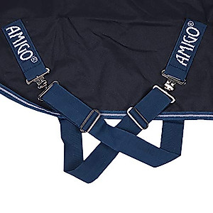 Horseware AARA41 Amigo Bravo 12 Horse-Sheets, Navy/Navy