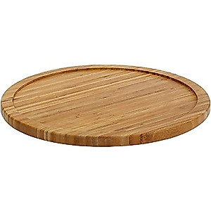 YBM Home Bamboo Wooden Non-Skid Spinner for Kitchen, Pantry, Fridge, Cupboards, or Counter Organizing, Fully Rotating Organizer