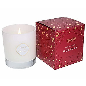 Trapp No. 58 - Holiday - 7 oz. Signature Candle - Aromatic Home Fragrance with Seasonal Scent of Cinnamon, Gingerbread, & Bourbon Vanilla Notes - Petrolatum Wax