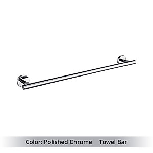 Bathroom Hardware Set Accessories Kit Brushed Stainless Steel Round Wall Rack Hand Bar Toilet Roll Paper Holder Robe Towel Hook,PC,Towel bar,45cm