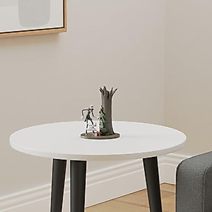 Department 56 Disney The Nightmare Before Christmas Village Accessories Jack Skellington Discovers Christmas Town Lit Figurine, 6.5 Inch, Multicolor