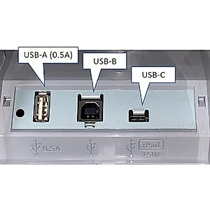 Star mPOP POP10 CI-F White with USB-C lighning Integrated Receipt Printer and mPOP Cash Drawer with Tablet Stand