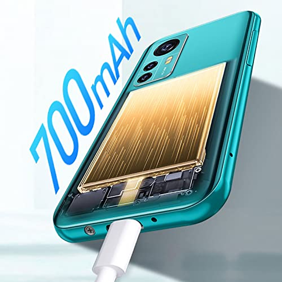 3G Smart Phone, 1GB RAM 8GB ROM Mini Cell Phone 700 MAh Battery Support 2.4G WiFi Multi Language Support Bluetooth for Daily (Blue)