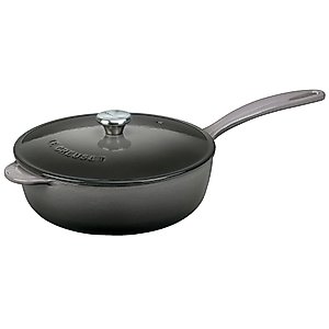 Le Creuset Enameled Cast-Iron 2-1/4-Quart Saucier Pan, Oyster